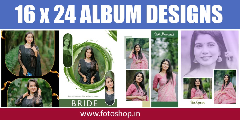 Top 16x24 Wedding Album PSD Templates for Professional Designers in ...