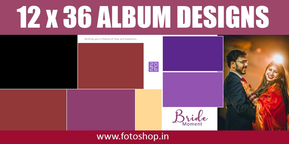 Latest 12x36 Wedding Album Design PSD 2026 Free Download - fotoshop.in